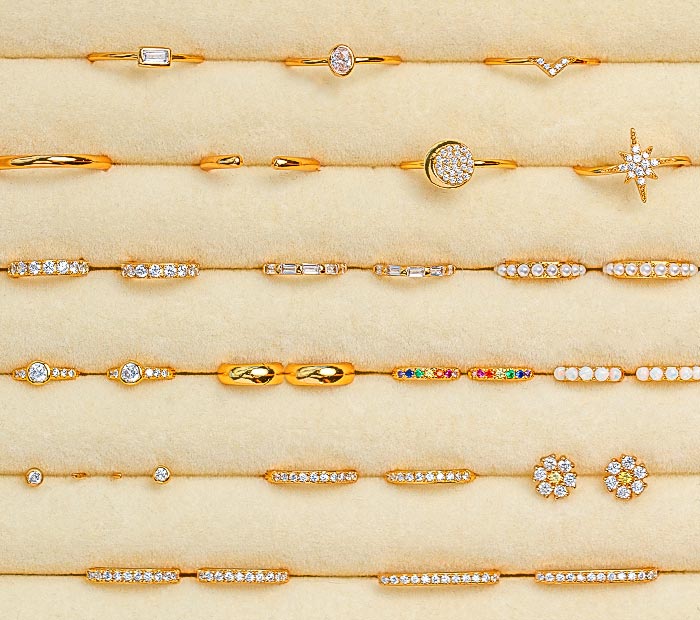 Flora Gold Necklace - Penny Pairs